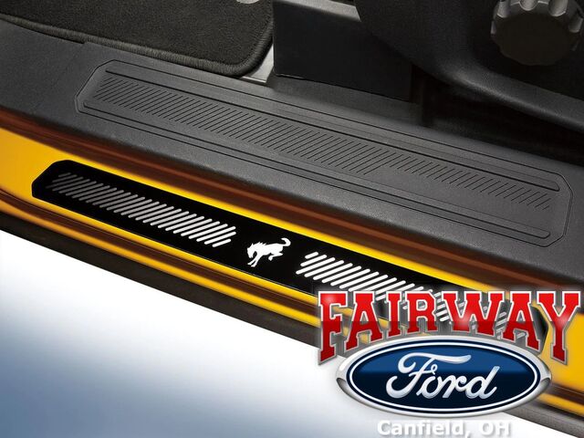 2021-2025 Ford Bronco Bronco OEM Ford Black Platinum Stainless Door ...