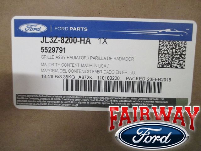 JL3Z-8200-HB 2018-2020 Ford F-150 Grille | Fairway Ford Parts