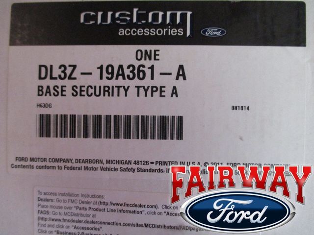 2014-2017 Ford OEM Genuine Ford Parts Scalable Security System DL3Z ...