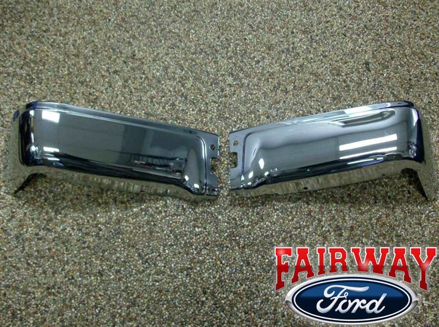 9L3Z-17906-ACP 09 thru 14 Ford F-150 OEM Genuine Ford Rear Chrome Step ...