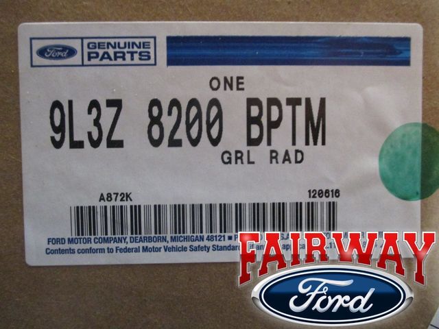 2009-2014 Ford F-150 09 thru 14 F-150 OEM Ford 3-Bar Black Mesh with ...
