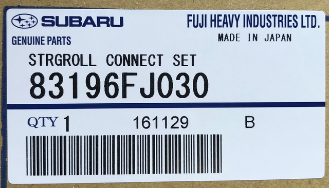 83196FJ030 - Clock Spring - 2012-2024 Subaru | Select Subaru Parts