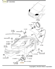 BHN3510H3 - 2013-2016 Mazda HID Ballast Headlight Control Unit - Mazda ...