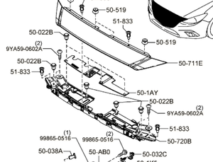9YA5-90-602A - bolt - 2002-2020 Mazda | Mazda Parts Factor