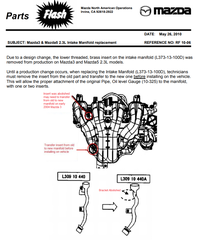 L373-13-100E - Intake Manifold - 2004-2009 Mazda | Werner Mazda Parts
