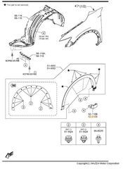 KB7W-51-W80B - Lower Molding - 2017-2020 Mazda CX-5 | Mazda Parts Factor