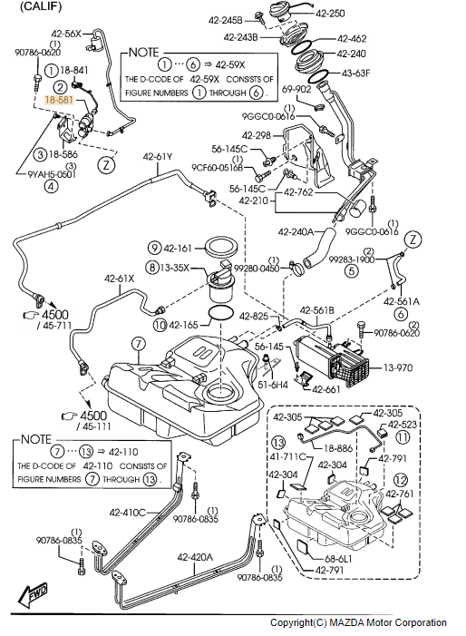 LF66-18-581A - Sensor - 2004-2009 Mazda 3 | Mazda Parts Factor