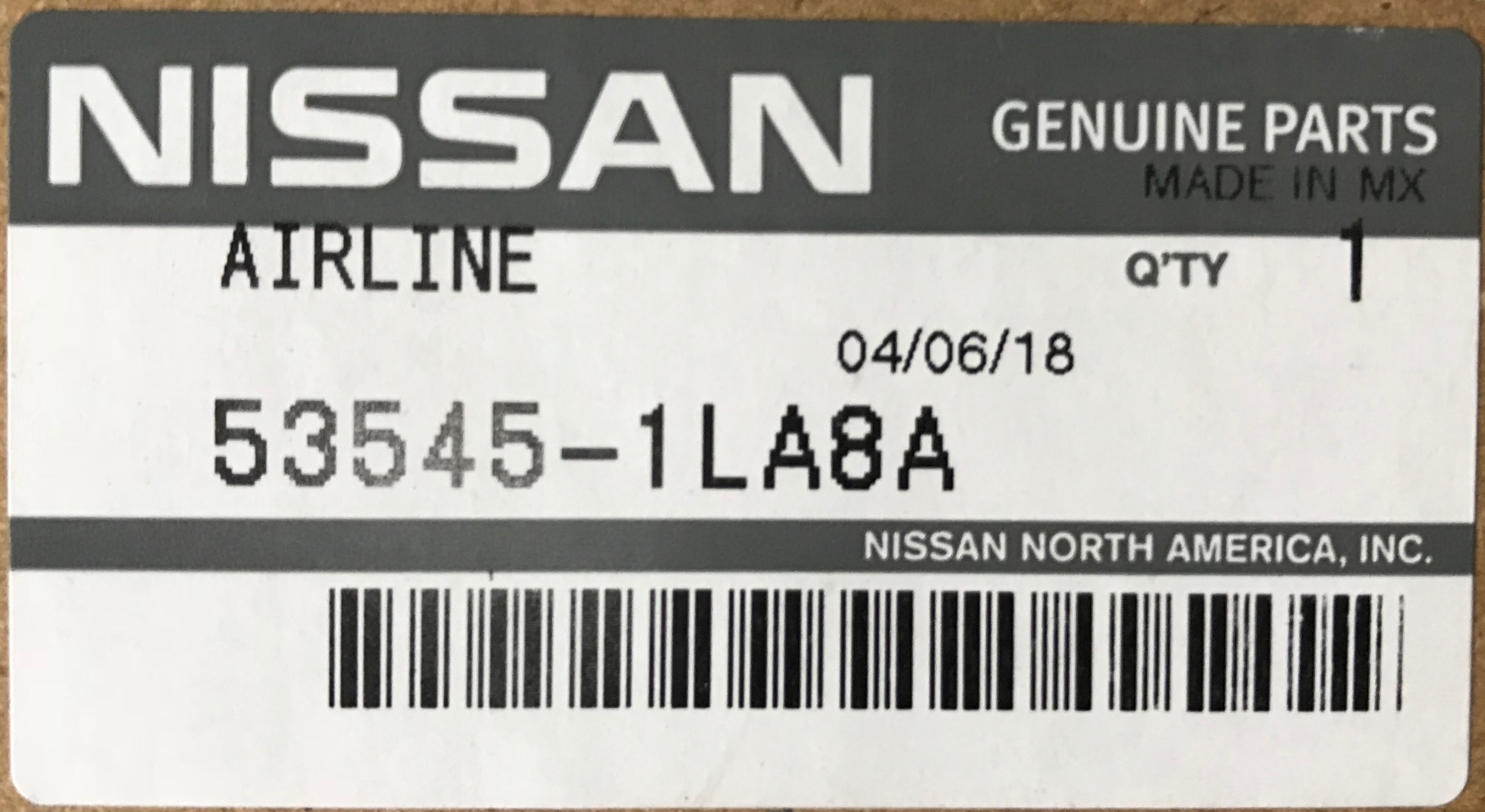 535451LA8A - Tube - Right Side Only - 2011-2020 Infiniti | Discount ...
