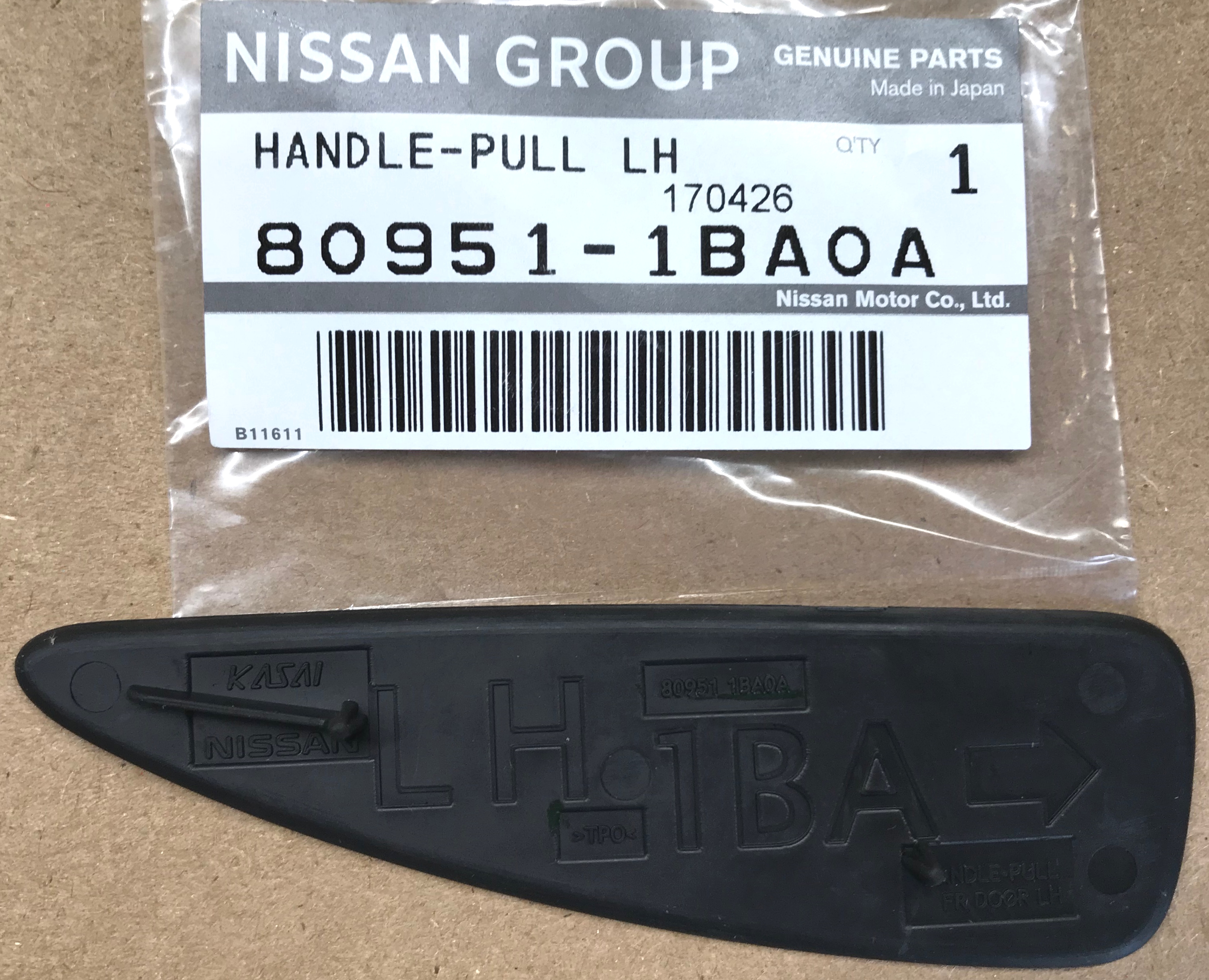 809511BA0A - Pull Handle Insert - 2008-2017 Infiniti | Discount ...