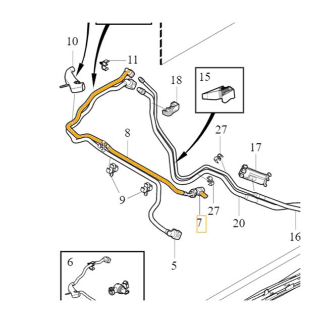 2015-2022 Volvo | Fuel Pressure Sensor | 32363464 | My Swedish Parts