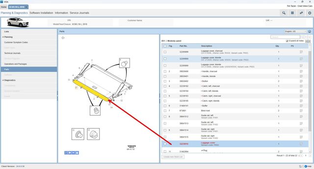 2018-2025 Volvo XC60 | XC60 Volvo Luggage Cover Extension 2018-2025 ...