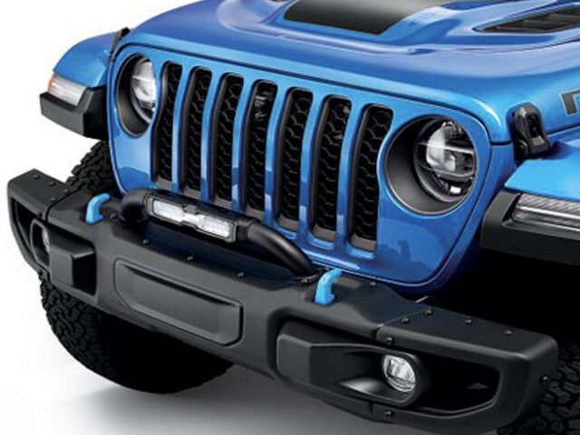 2021-2024 Jeep Grille Guard with Integrated Light Bar 82216457AB ...