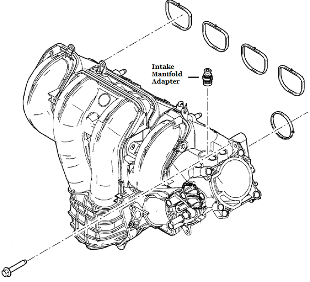 Genuine For Intake Manifold Adapter 3S4Z-9A475-AA - Group1AutoParts.com ...