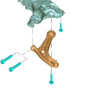 BE8Z-3079-C - Lower Control Arm - Lh 2011-2019 Ford Fiesta | Group 1 ...