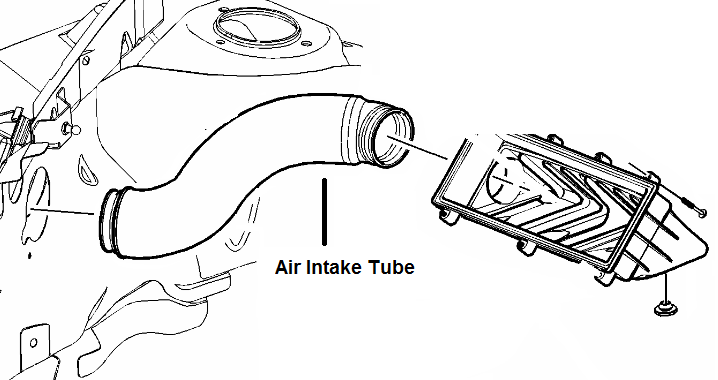 Genuine GM HHR AIR INTAKE HOSE 15865168 - Group1AutoParts.com | Group 1 ...
