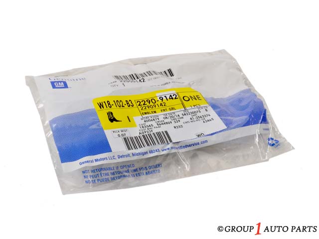 22909142 - Front Grille Bowtie Logo 2008-2015 Chevrolet | Group 1 Auto ...