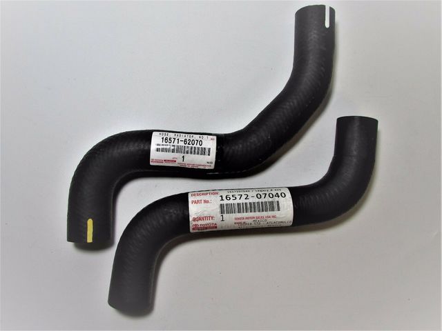 Upper & Lower OEM TOYOTA radiator hose set 16571-62070-SET | toyolexparts