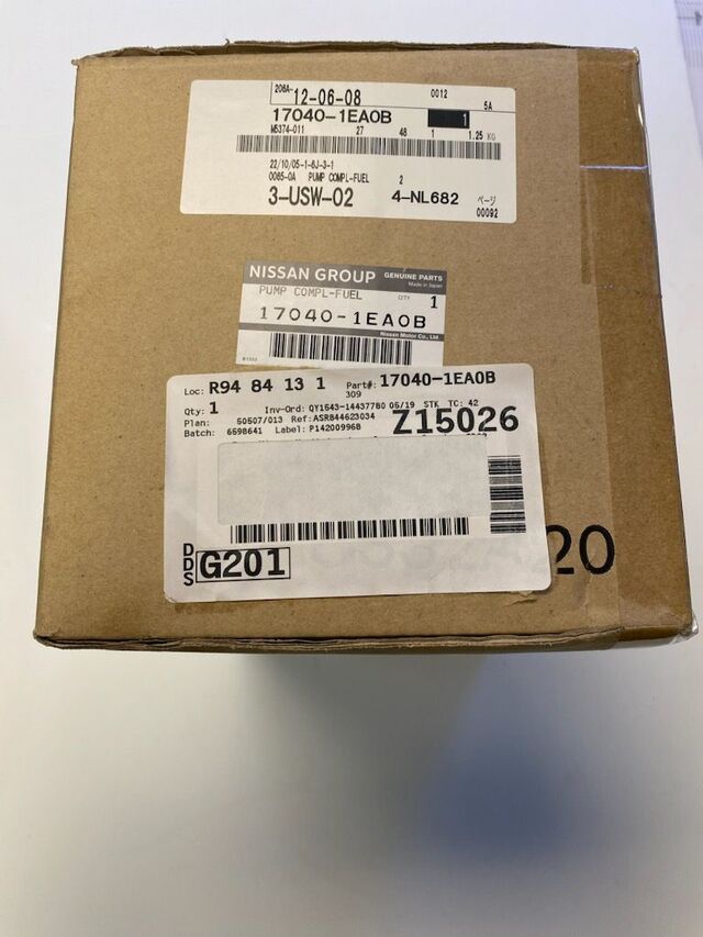 2009-2015 Nissan 370Z Fuel Pump Assembly 17040-1EA0B | Parts for Nissans
