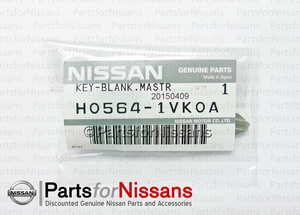Key Blank Master H0564-1VK0A | Parts for Nissans