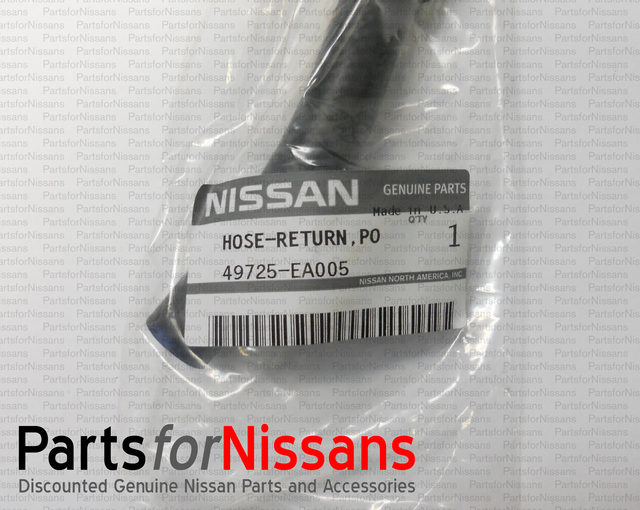 2005-2019 Nissan Power Steering Return Hose 49725-EA005 | Parts for Nissans