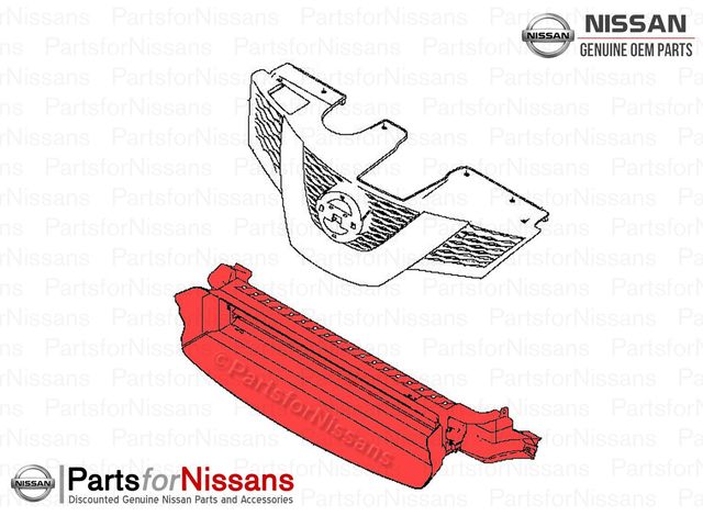 2017-2020 Nissan Rogue Radiator Shutter Assembly 21421-4BC0A | Parts ...