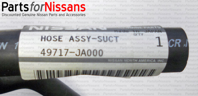 2007-2013 Nissan Altima Power Steering Suction Hose 49717-JA000 | Parts ...