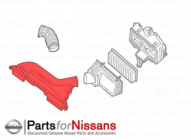 2007-2013 Nissan Altima Air Inlet Duct 16554-JA000 | Parts for Nissans
