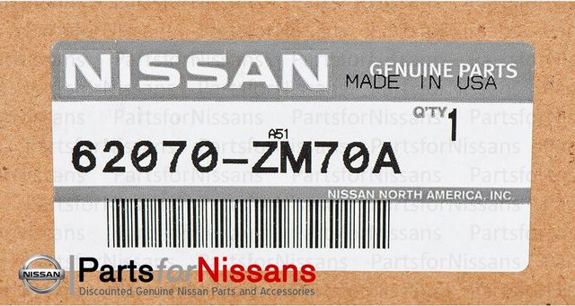 2007-2009 Nissan Quest Grille 62070-ZM70A | Parts for Nissans