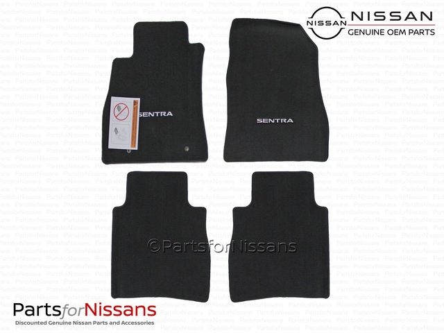 2013 2014 Nissan Sentra Floor Mats Carpet 999E2 LZ000 Parts for Nissans