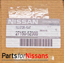 2004-2021 Nissan HVAC Blower Motor Resistor 27150-5Z000 | Parts for Nissans