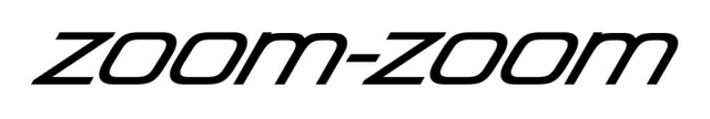 New! Zoom-Zoom Die-cut Decal, Black 0000-10-DZM8-BK | MazdaGear.com