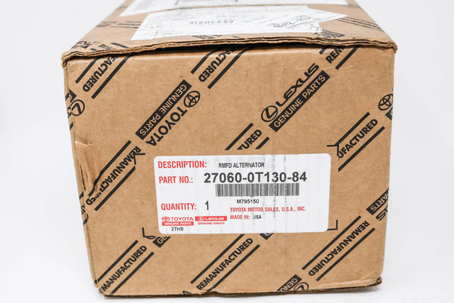 27060-0T130-84 - Alternator 2011-2013 Toyota | Longo Toyota Of Prosper ...