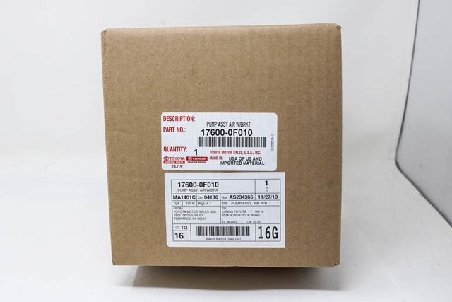 17600-0F010 - Secondary Air Injection Pump 2005-2009 Toyota | Longo ...