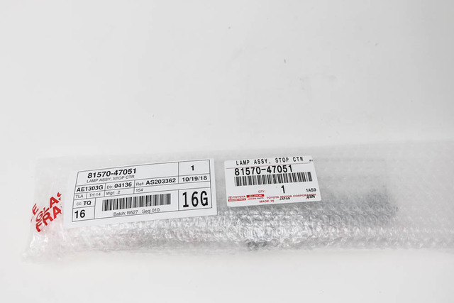 81570-47051 - Center High Mount Stop Light 2010-2023 Toyota | Longo ...