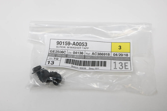 90159-A0053 - Wheel Opening Molding Screw 1998-2025 Toyota | Longo ...