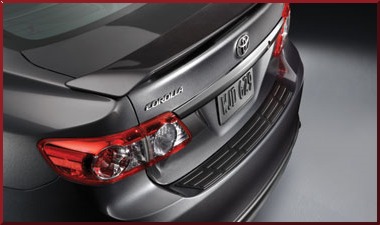 PT278-12111 - 2011-2013 Toyota Corolla - Bumper Protector, Rear ...