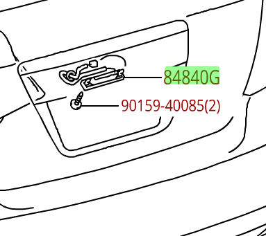 8484021010 - Switch Assembly Back Do - Sparks Parts