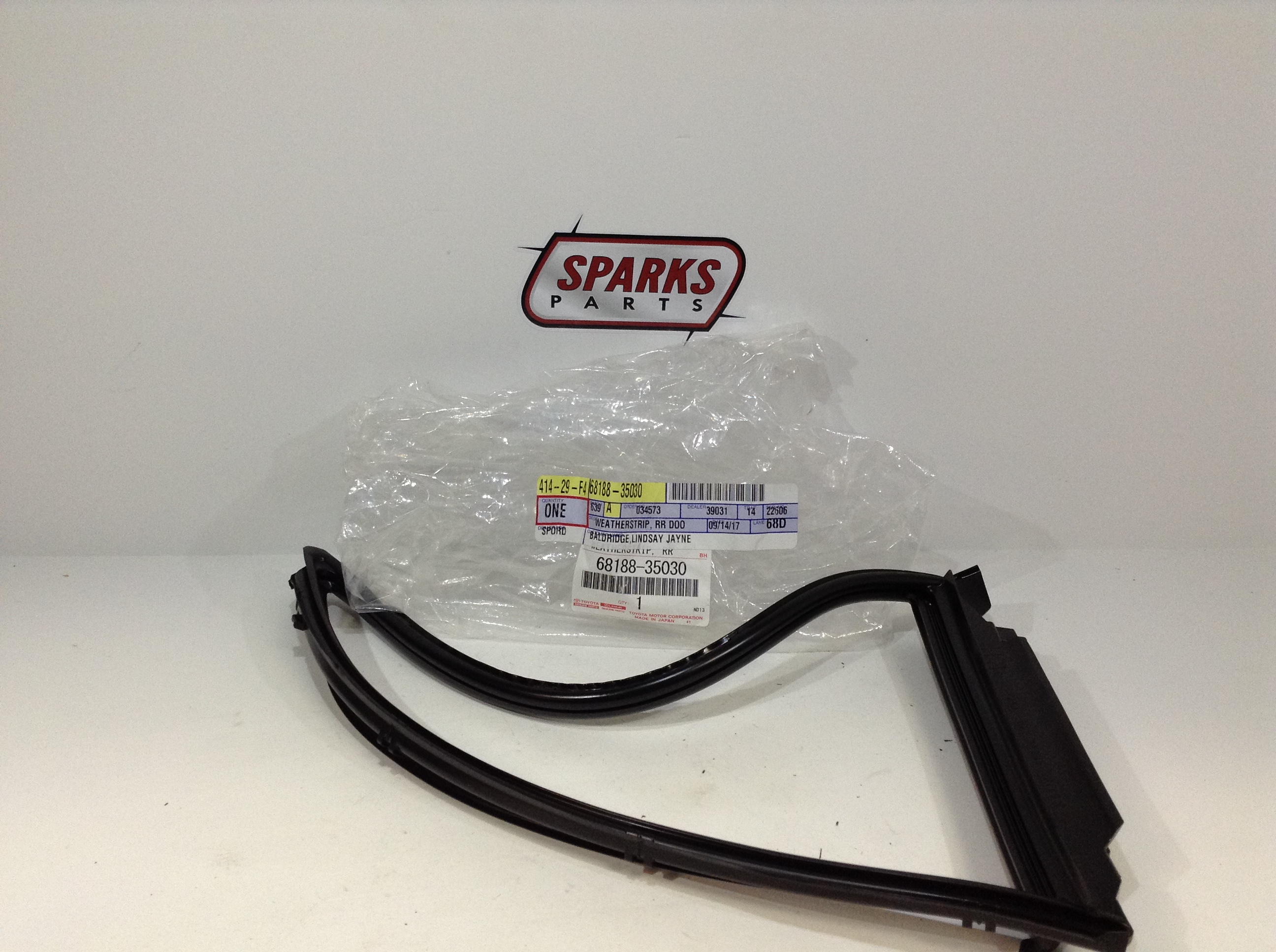 2010-2024 Toyota 4Runner Weatherstrip 68188-35030 | Sparks Parts