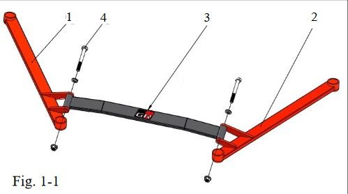 Supra GR Strut Tie Brace - Front PTR03-21231 | Sparks Parts