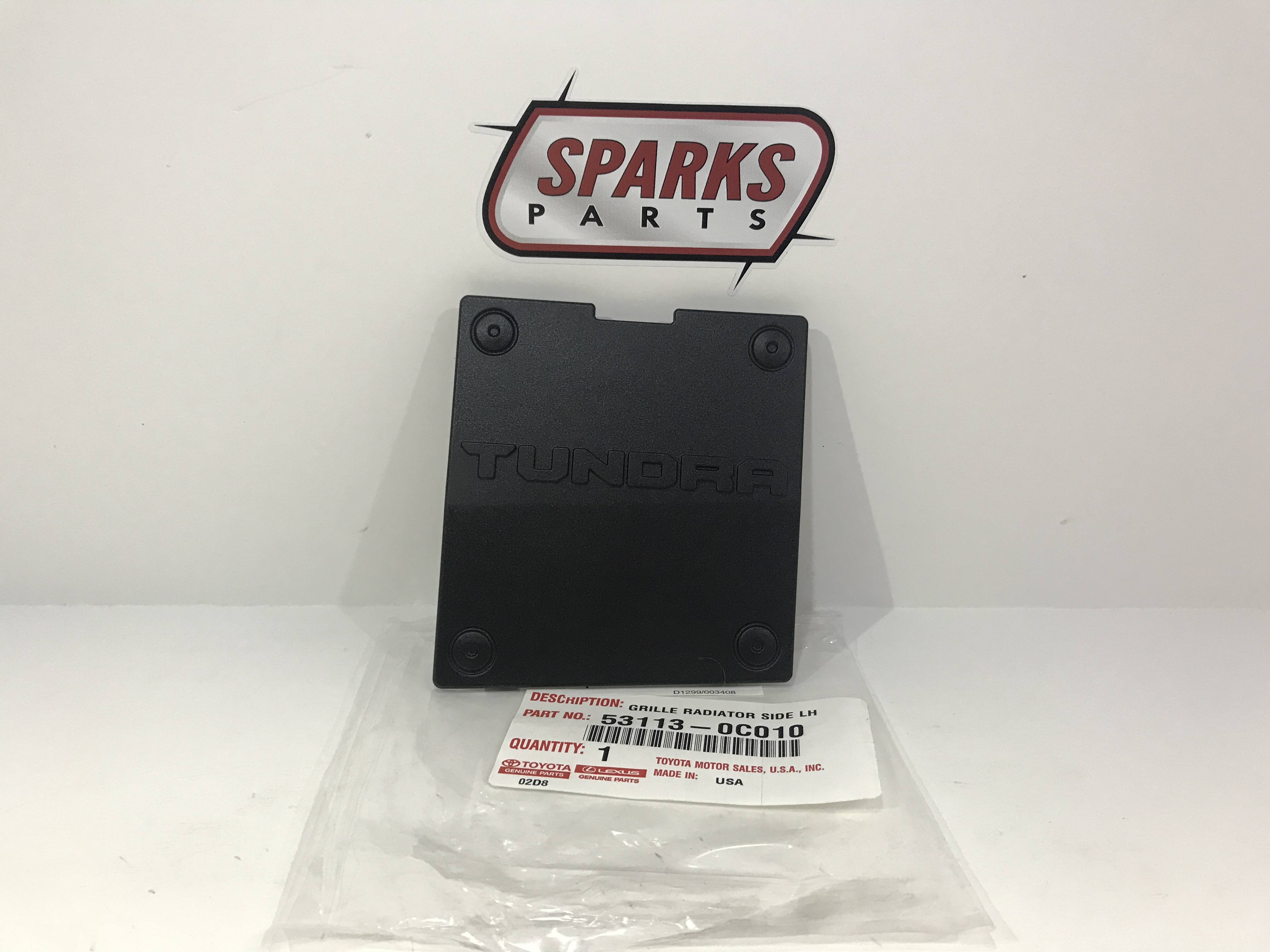 53113-0C010 - 2018-2021 Toyota Tundra - Grille, Radiator Side, Left ...