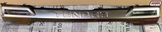 2022-2024 Toyota Tundra Fog Light Bezel - Brushed Silver (With Lights ...