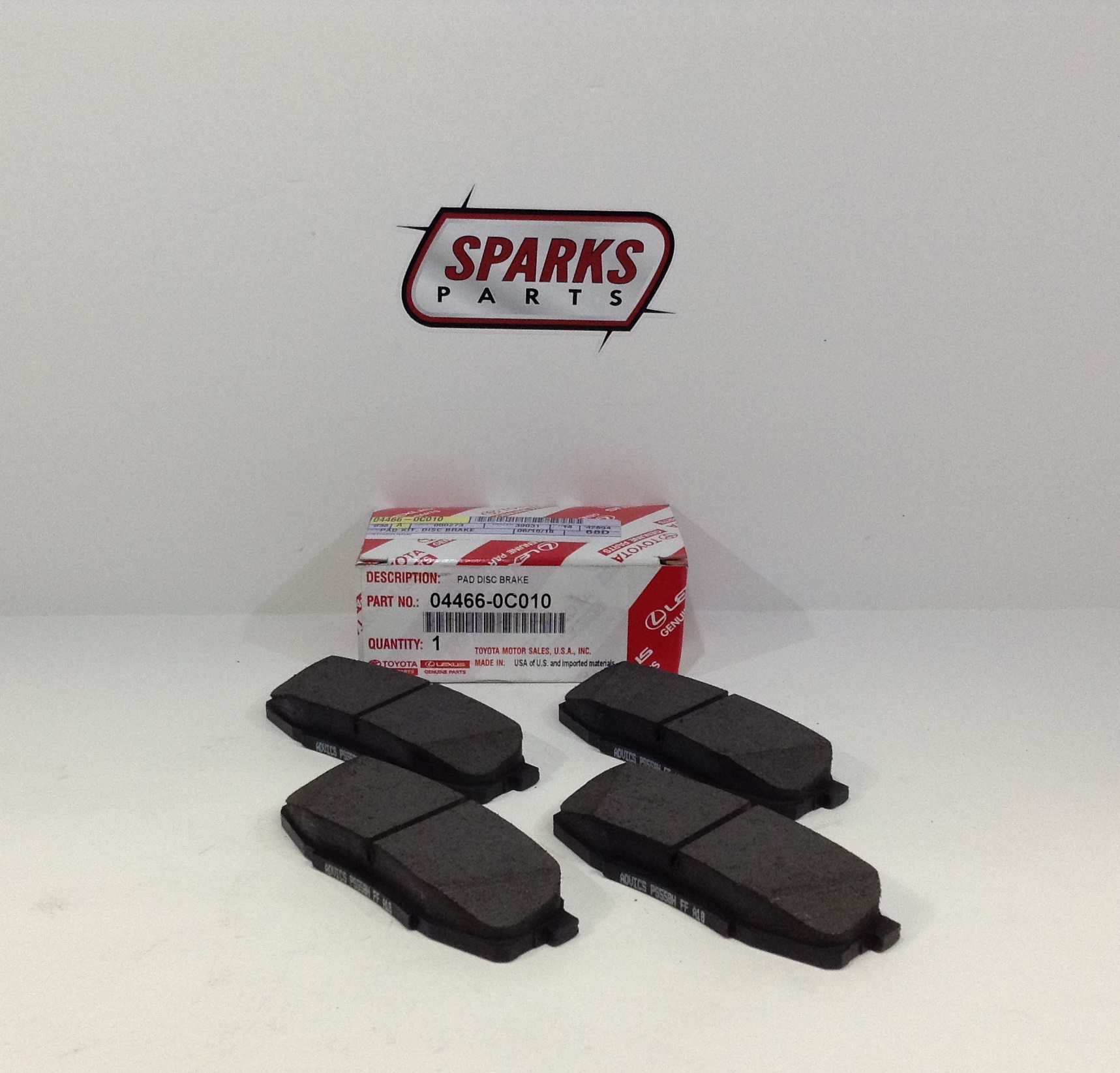 Genuine OEM Rear Right & Left Disc Brake Pads - Tundra & Sequoia ...