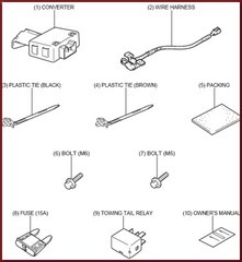 2007-2014 Toyota FJ Cruiser 4 Pin Wiring Harness-Trailer Hitch 08921 ...