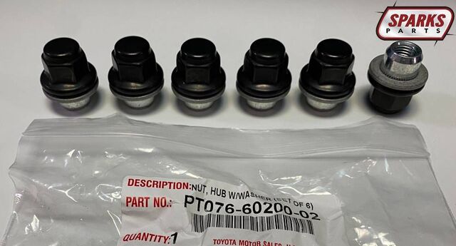 Wheel Lug Nuts, Black Pvd | Sparks Parts