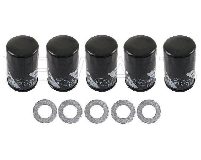 5 Pack of Genuine Toyota Oil Filters 90915-YZZD3-5 | Toyota Parts Delivered