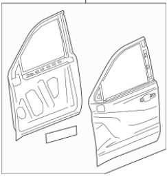 2019-2025 Chevrolet Door (Replaces Part Number 84754433) 84835296 GM ...