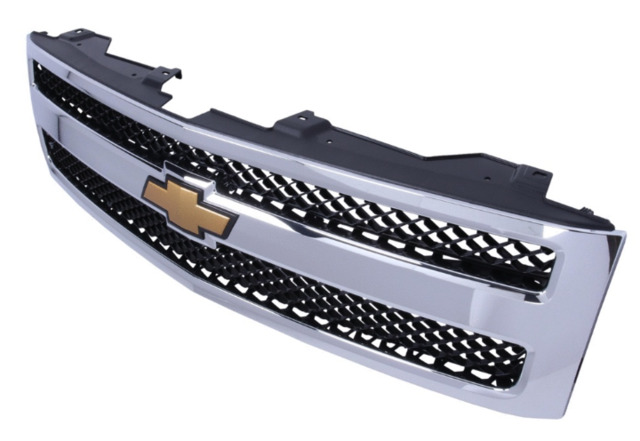 2007-2011 Chevrolet Silverado 1500 Bright Chrome Front Grille with ...