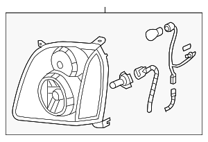 2007-2014 GMC Headlamp (Replaces 20969897) 19432940 GM | GMPartsDirect.com