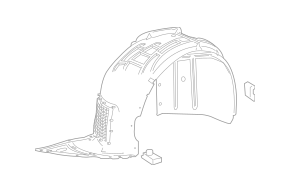 2016-2024 Chevrolet Camaro Fender Liner (Replaces 84169274) 84922600 GM ...