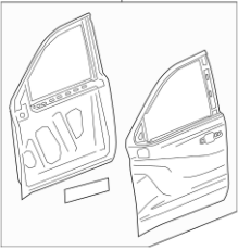 2020-2025 GM Door Shell 86813356 GM | GMPartsDirect.com